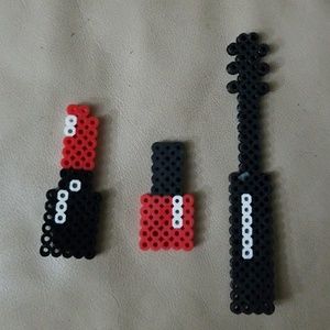 Handmade | Other | Perler Bead Makeup Set | Poshmark